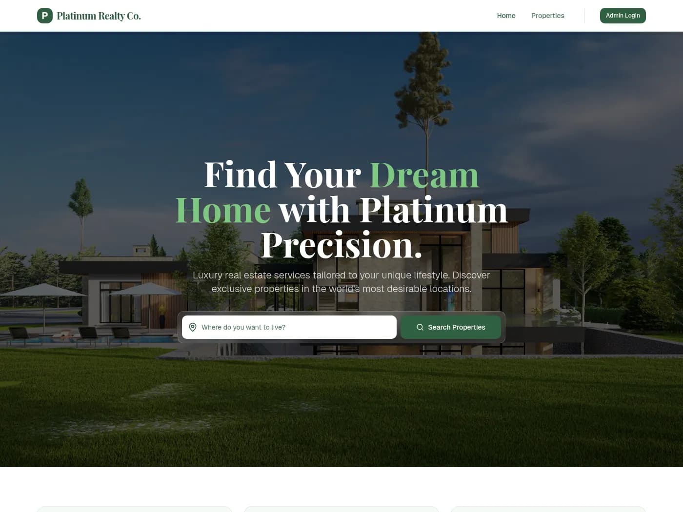 Platinum Realty Co