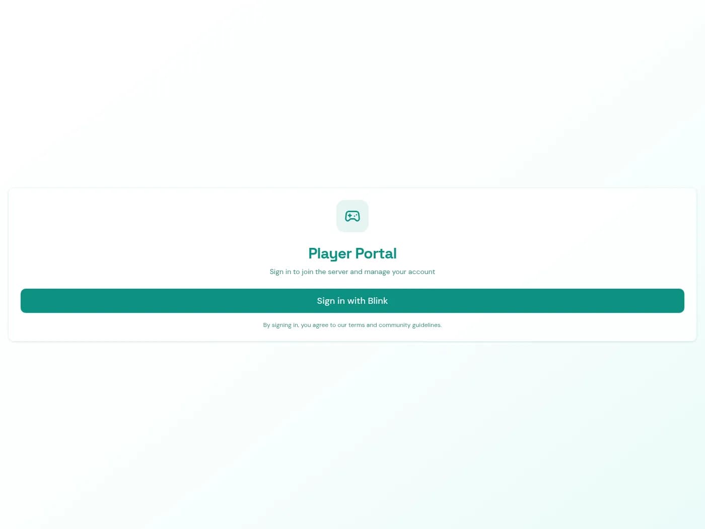Player Signup Portal