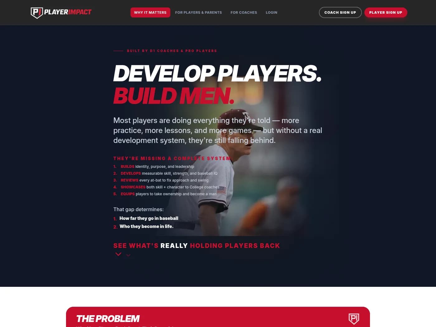 PlayerIMPACT Web MVP