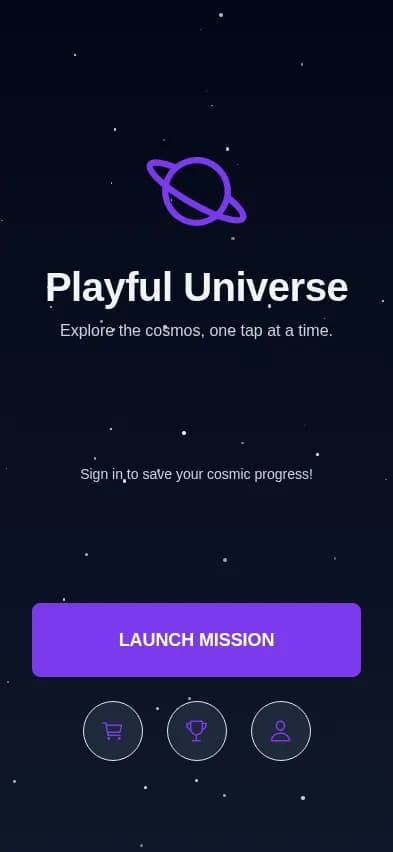 Playful Universe