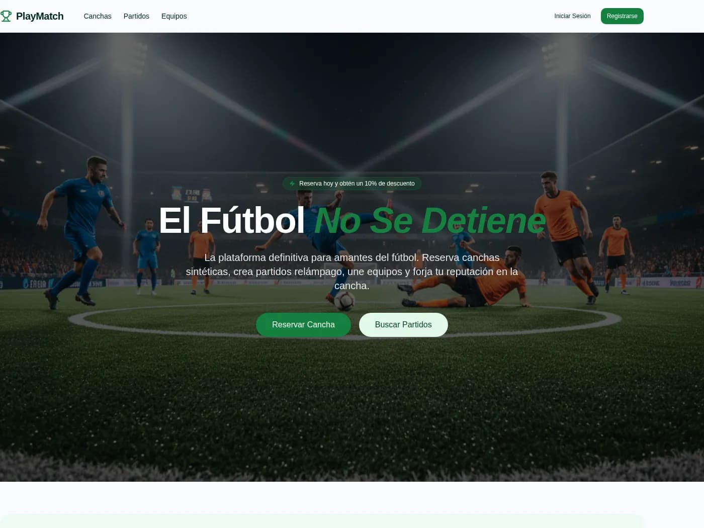 PlayMatch Booking Platform