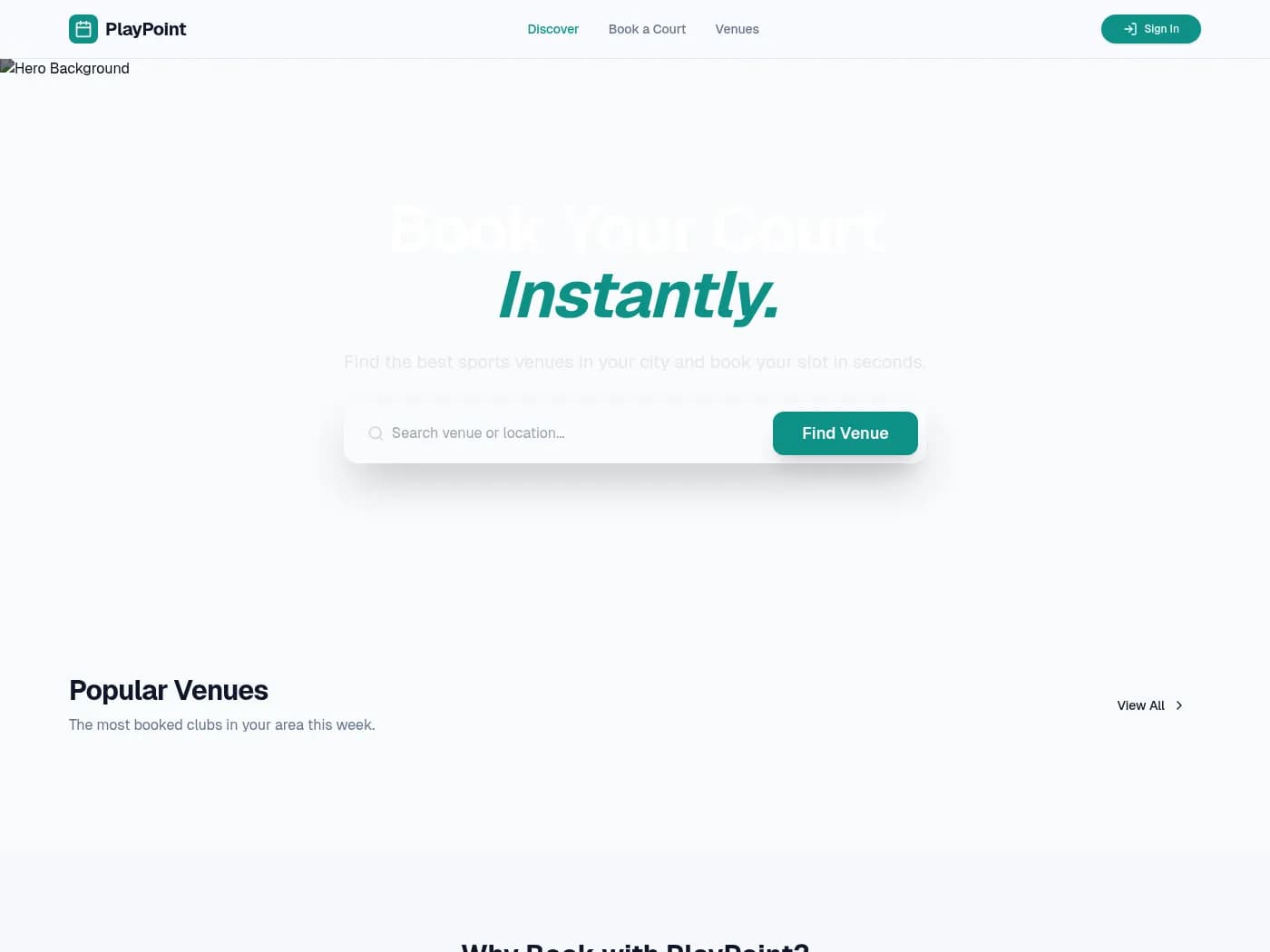 PlayPoint Scheduler