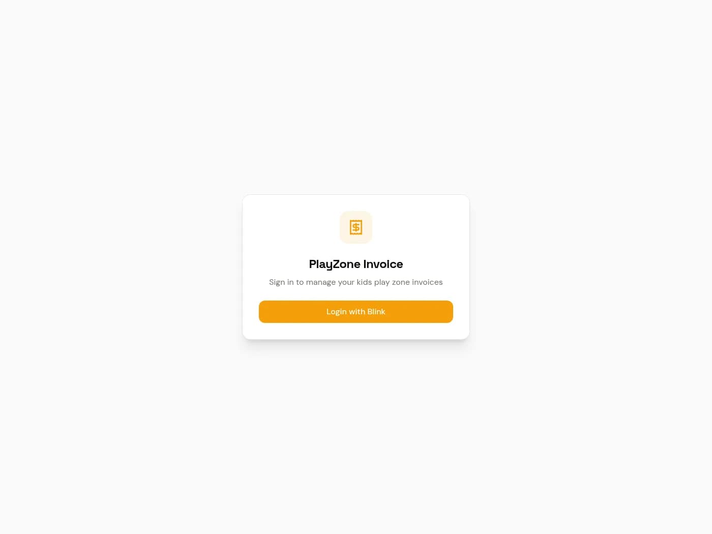 PlayZone Invoice Maker