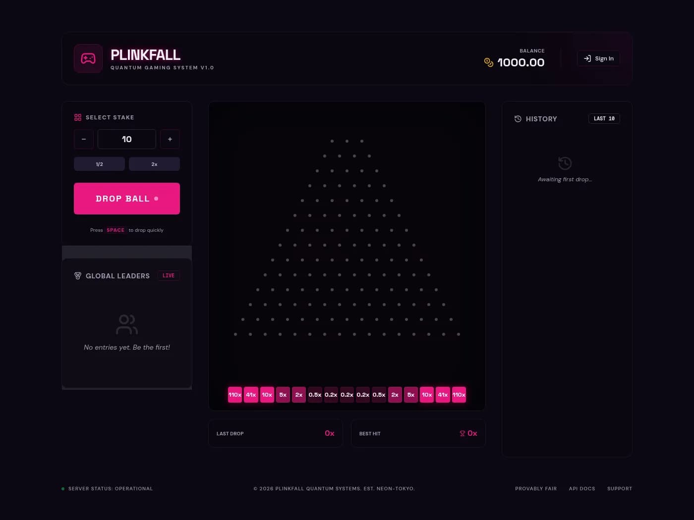 Plinkfall