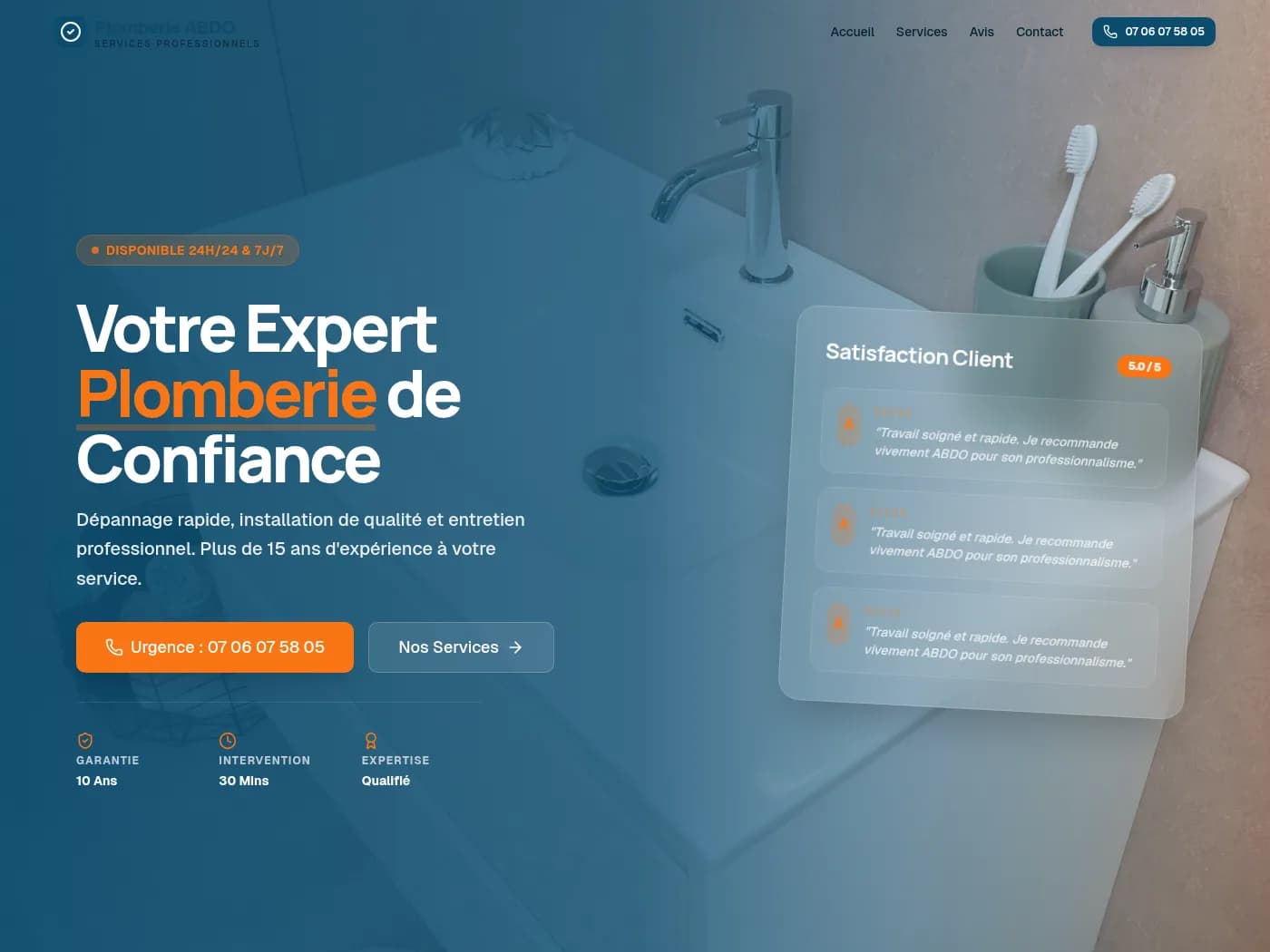 Plomberie ABDO Pro Site