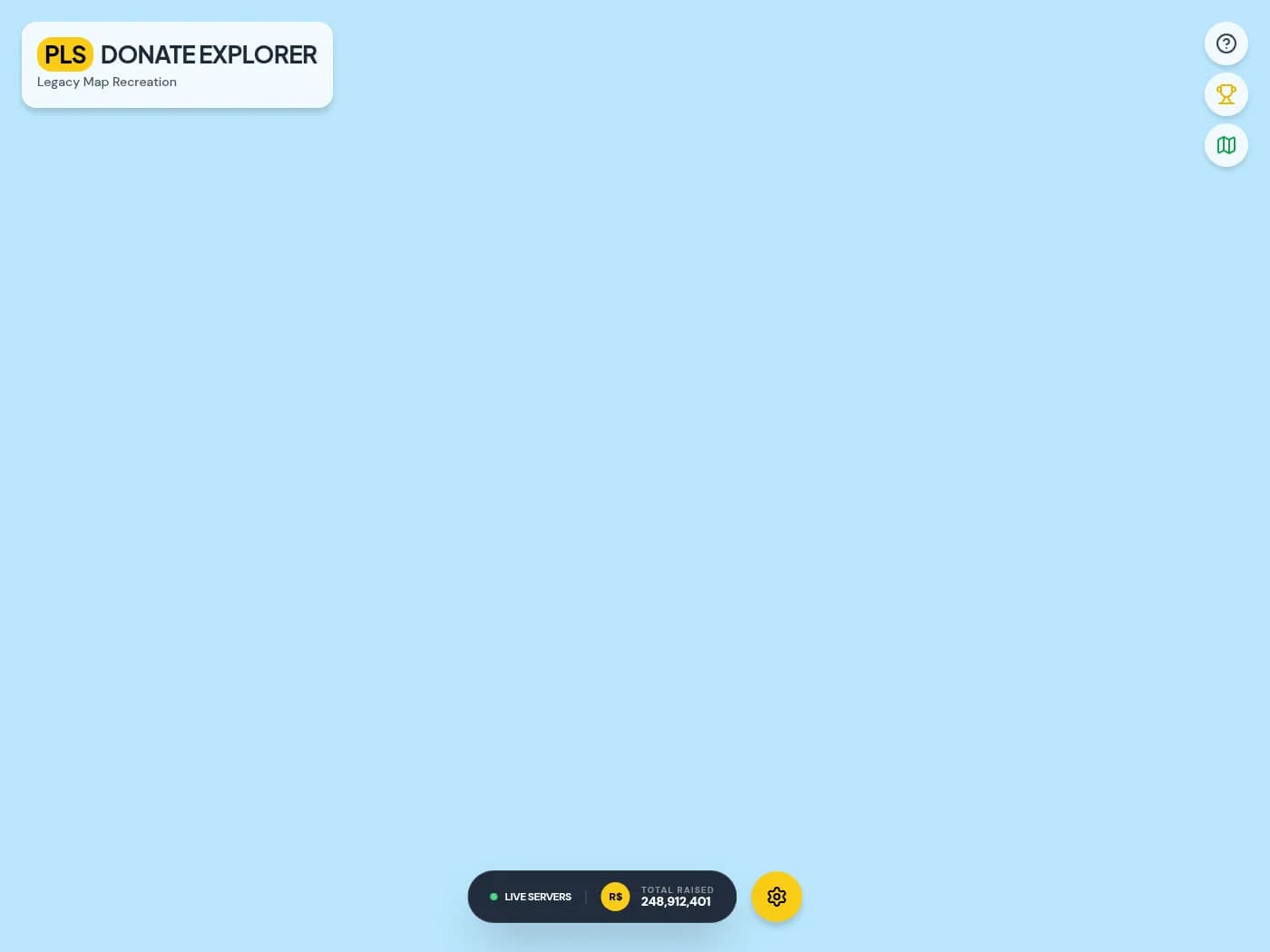 PLS Donate Map Explorer