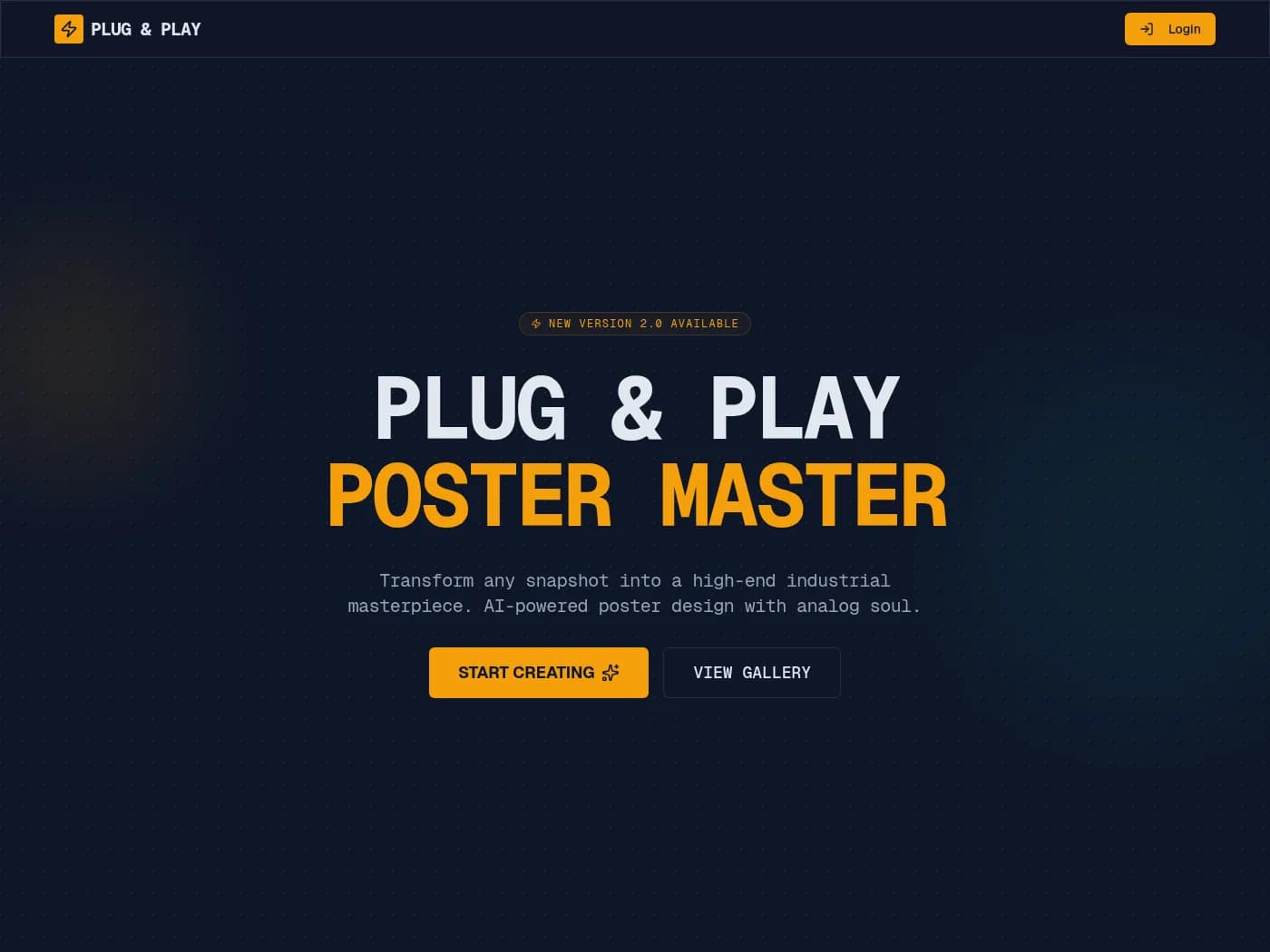 Plug & Play Poster Editor