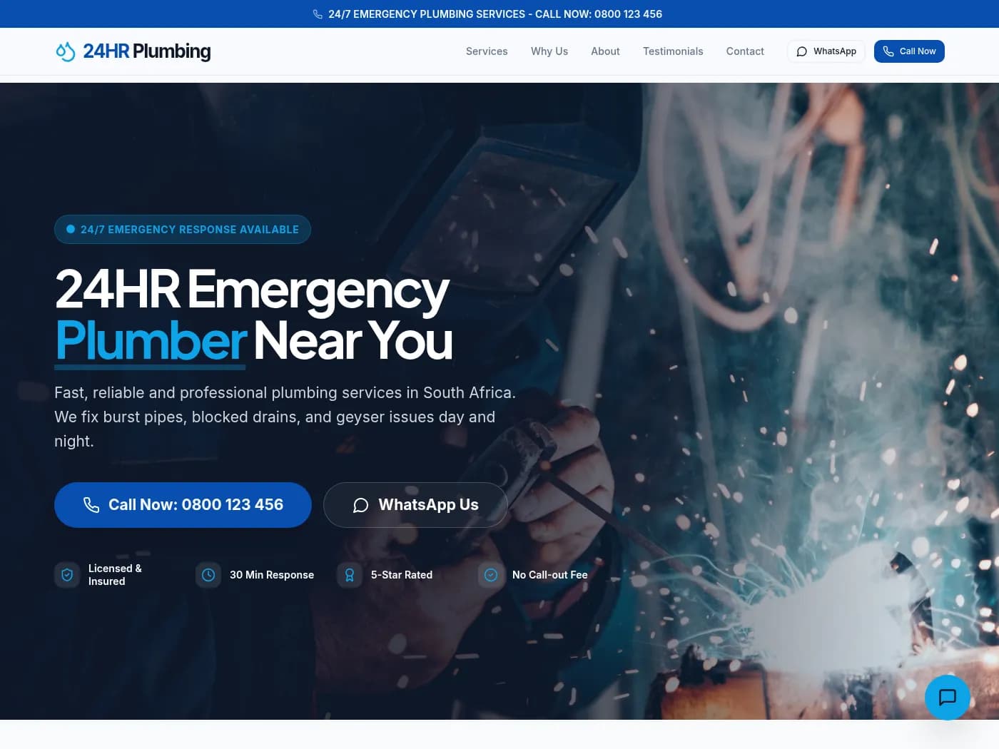 24HR Plumbing Web Pro