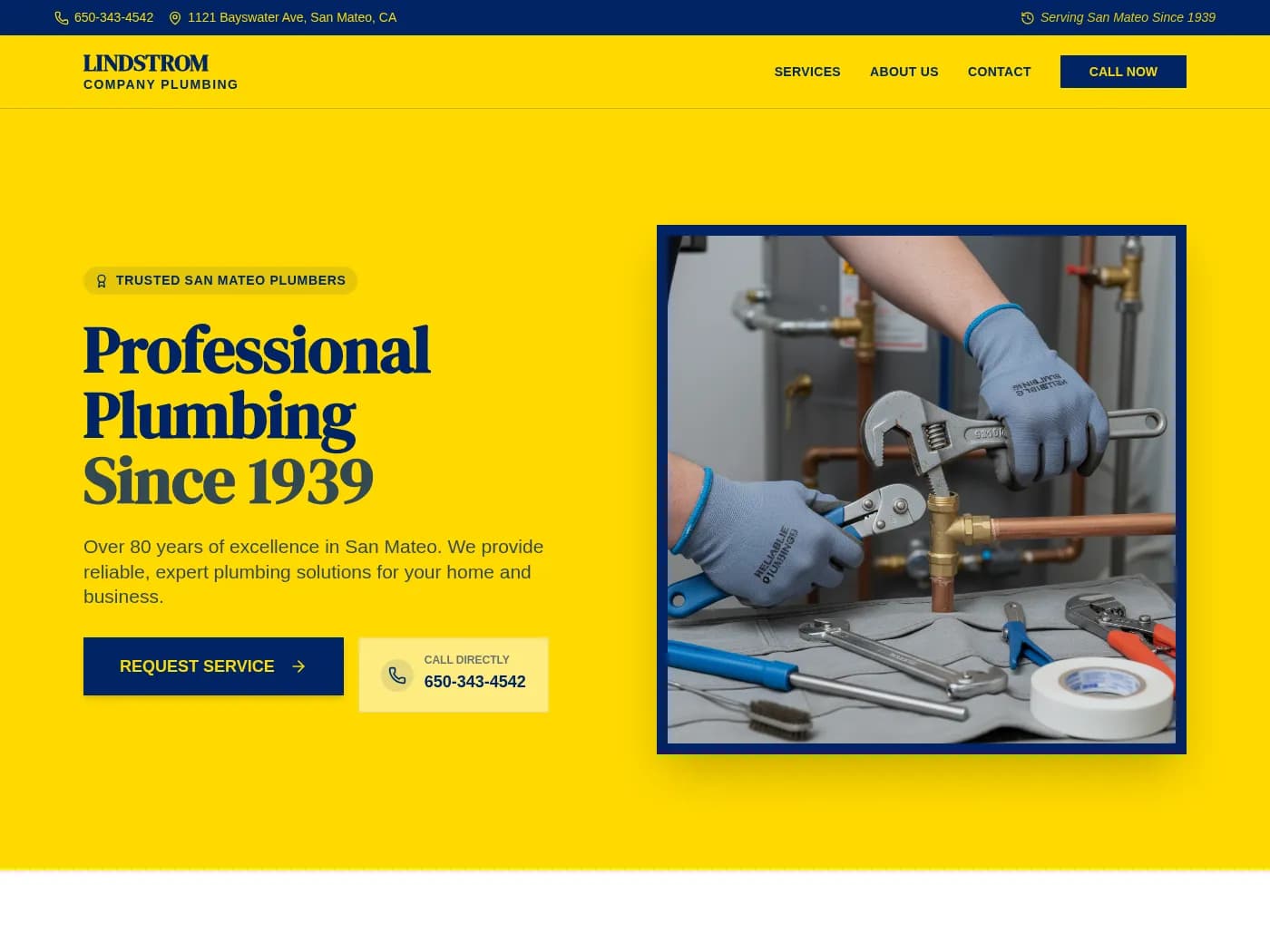 Lindstrom Plumbing Webpage