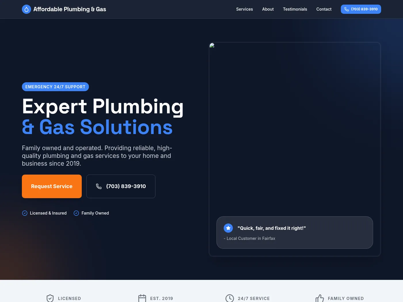 Plumbing Pro Web Presence