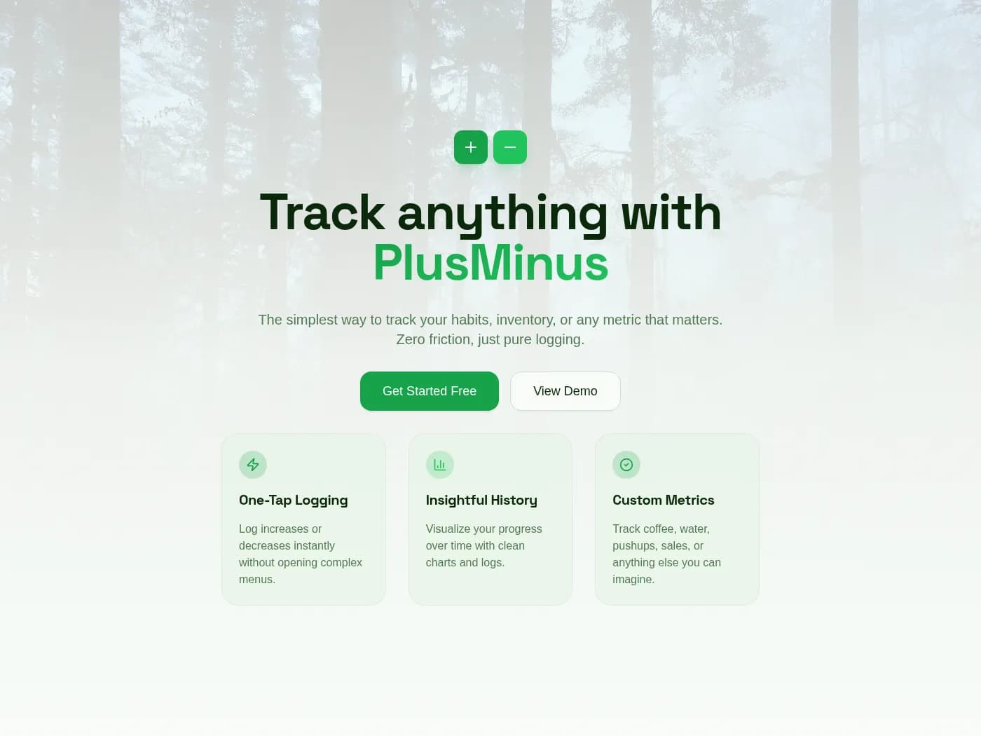 PlusMinus Tracker