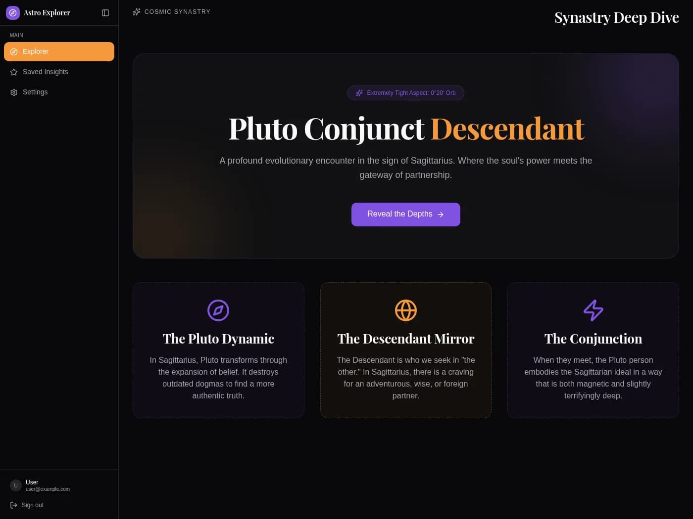 Astro Aspect Explorer