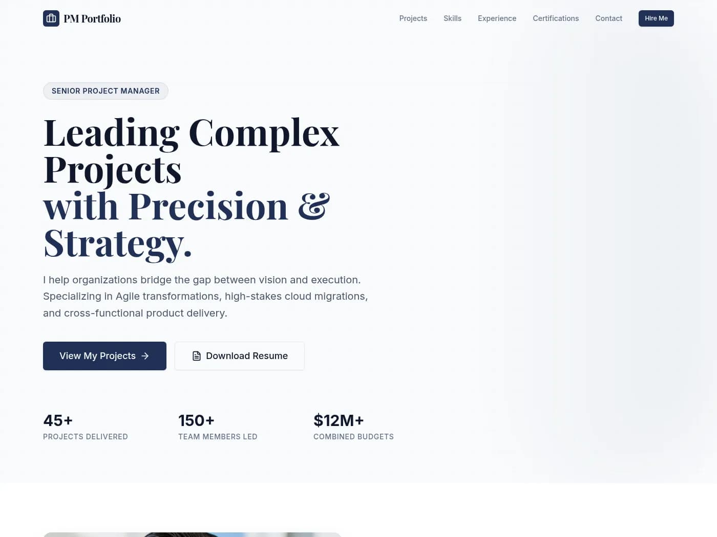 PM Portfolio Pro