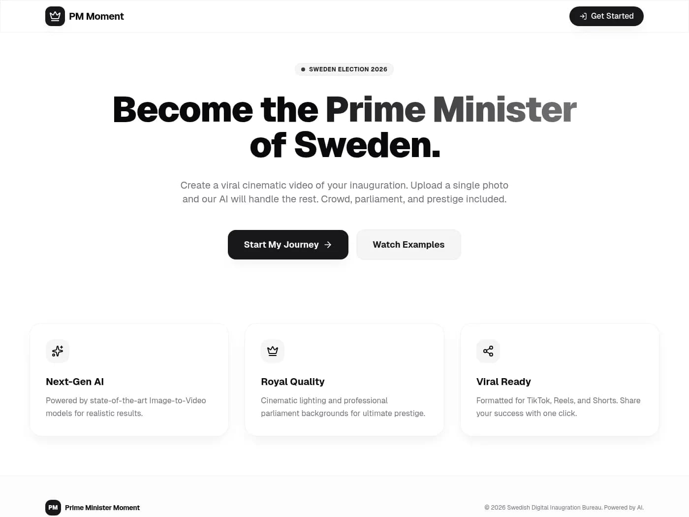 Prime Minister Moment