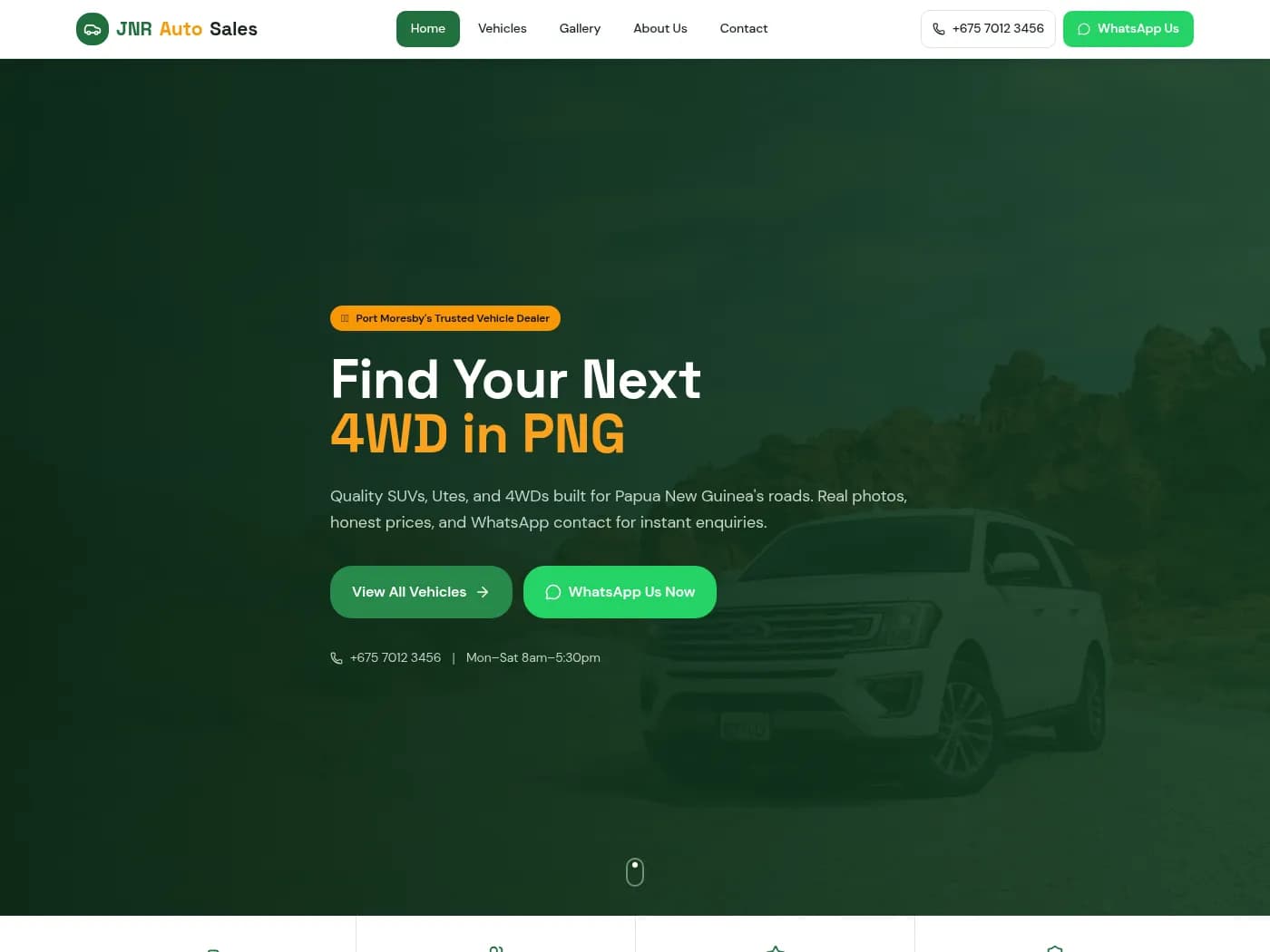 PNG Auto Sales Site