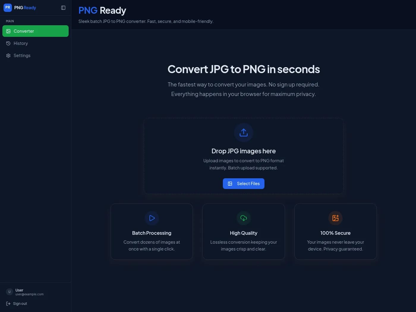 PNG Ready Converter