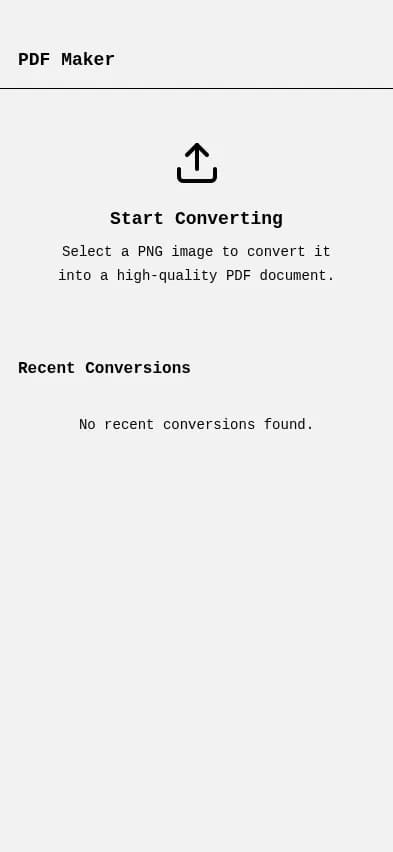 PNG to PDF Converter