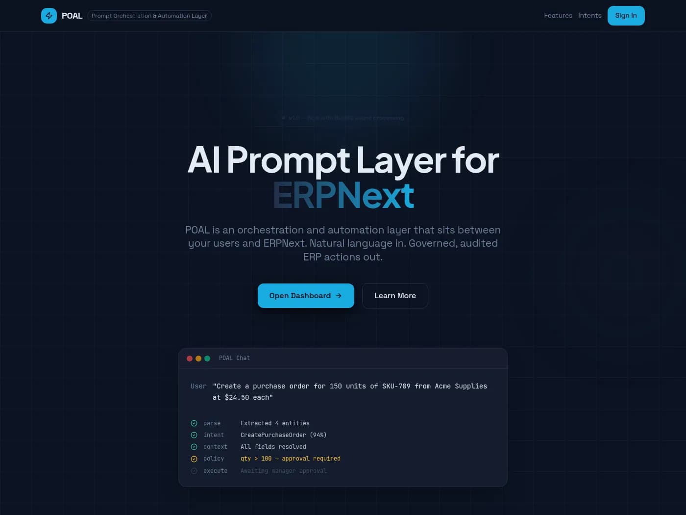 POAL Prompt Automation Layer