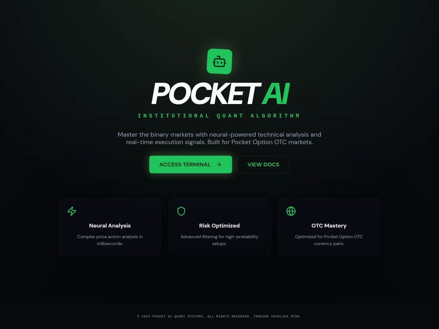 Pocket Option AI Bot