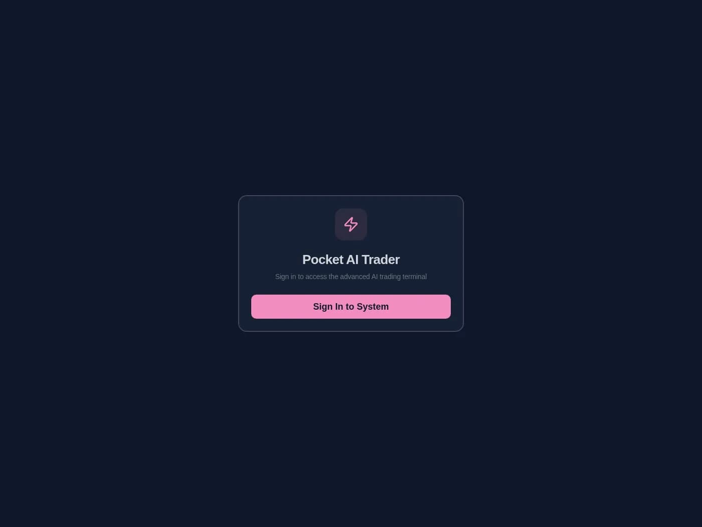 Pocket Option AI Trader