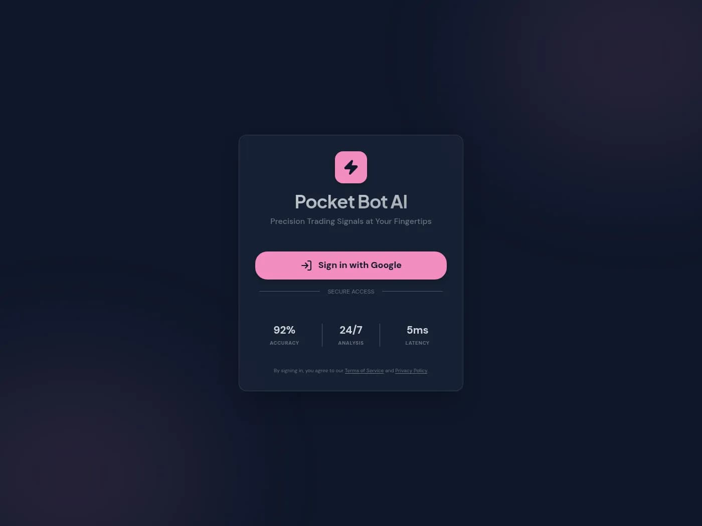 Pocket Bot Trader