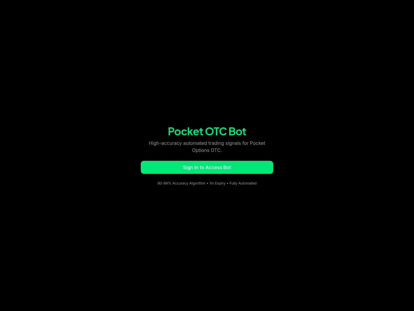 Pocket OTC Signal Bot