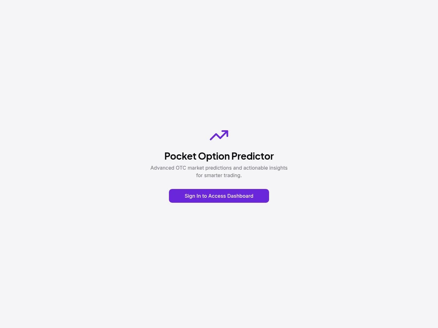 Pocket Option Predictor