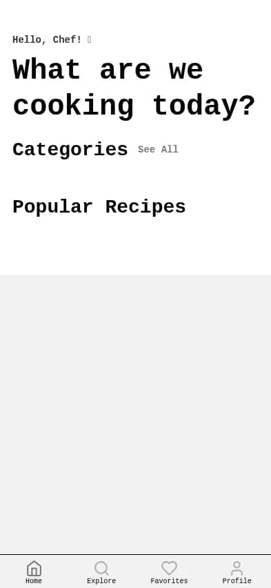 Pocket Recipe App