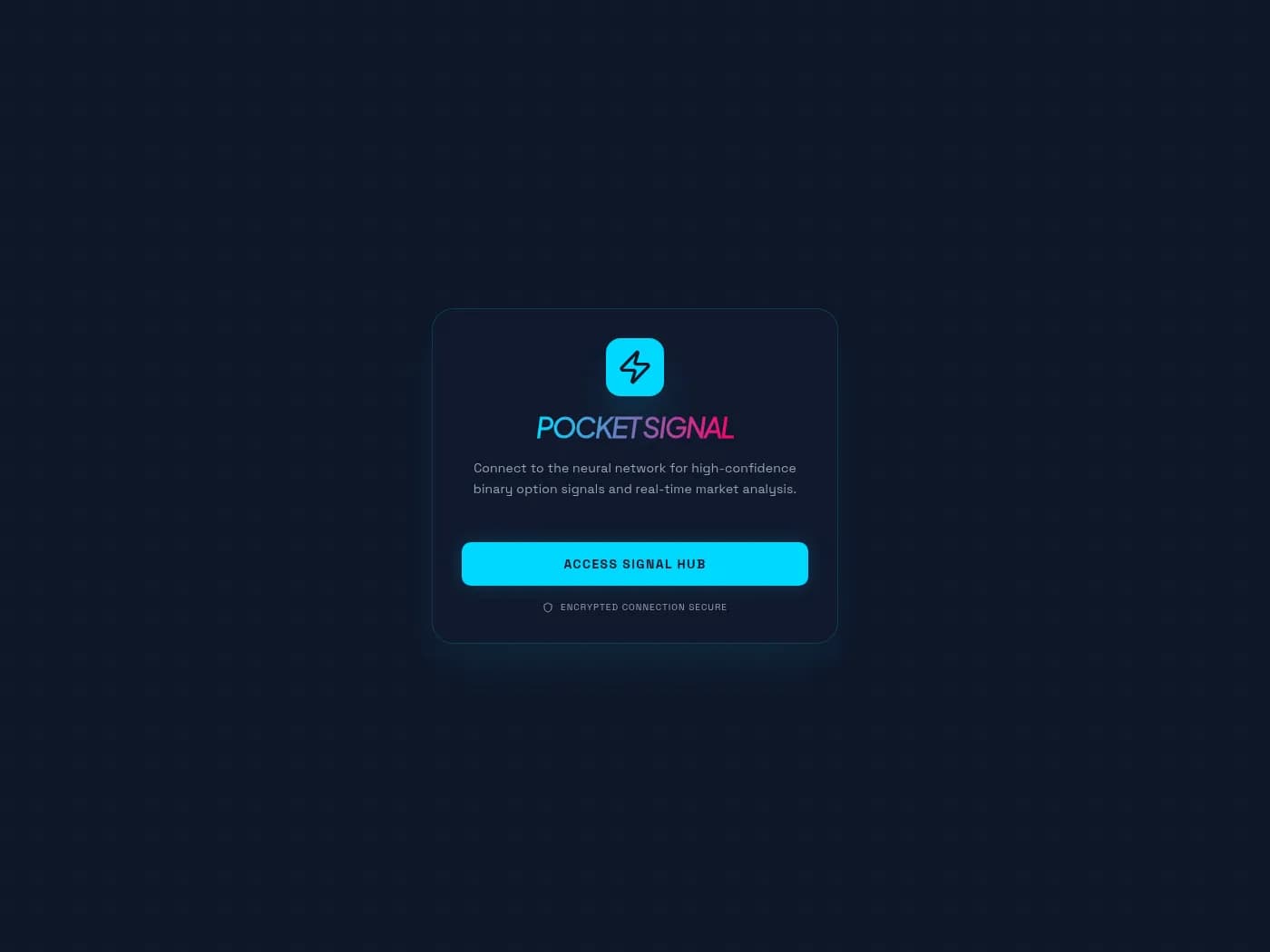 Pocket Option Signal Bot