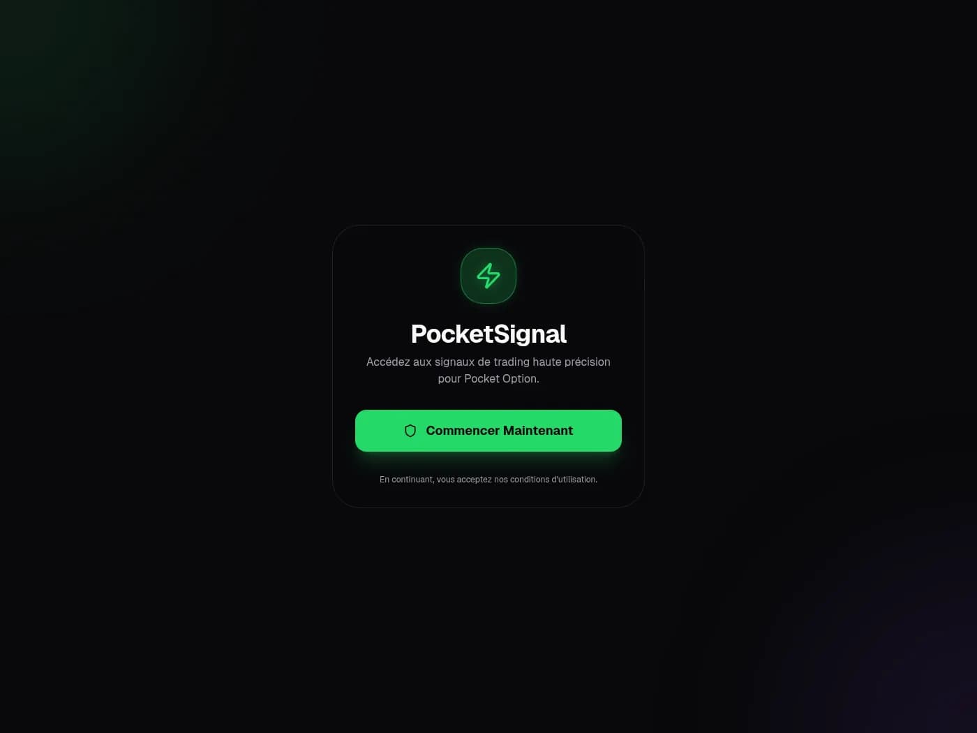 Pocket Option Signal Bot