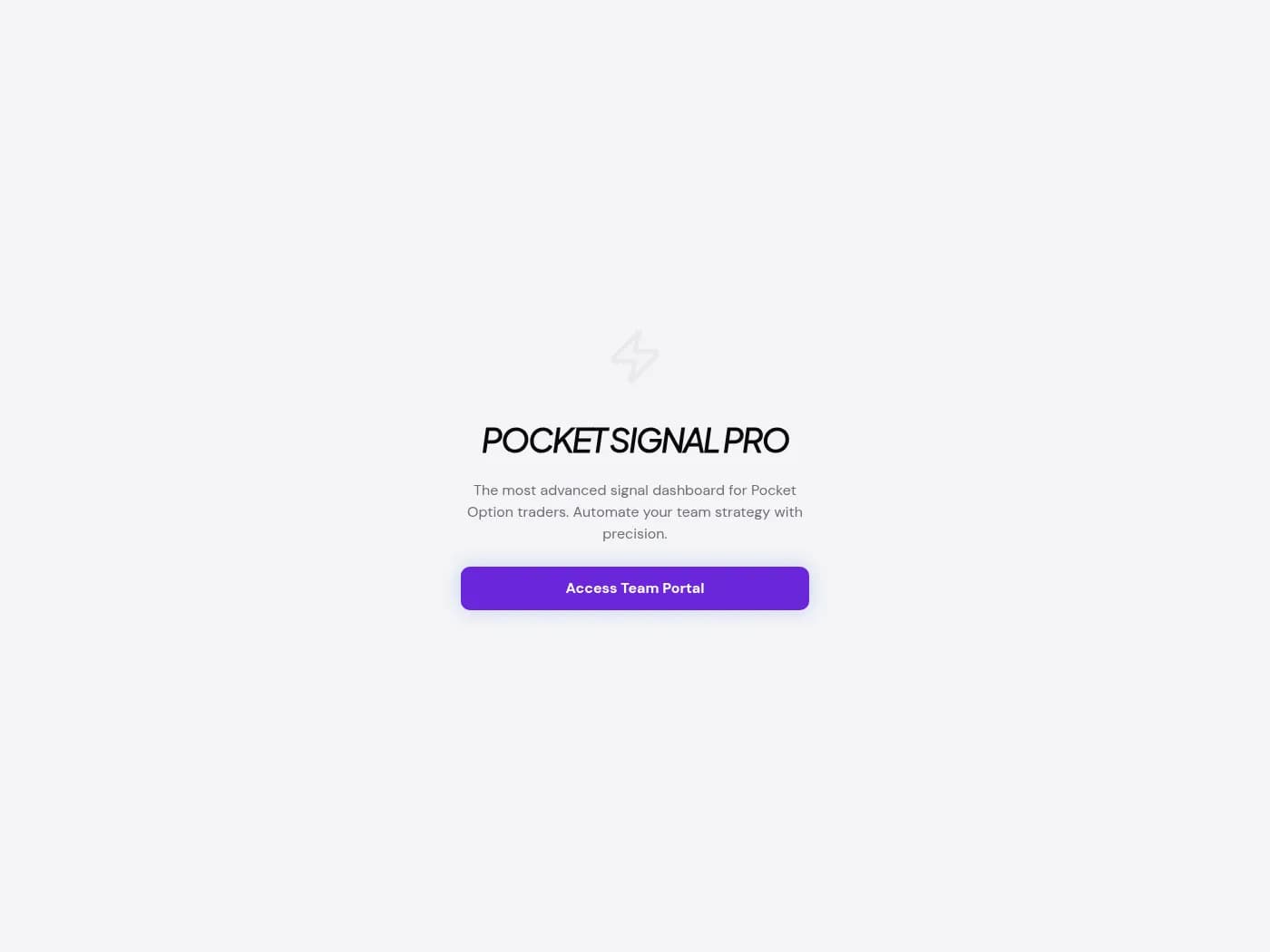 Pocket Option Signal Bot