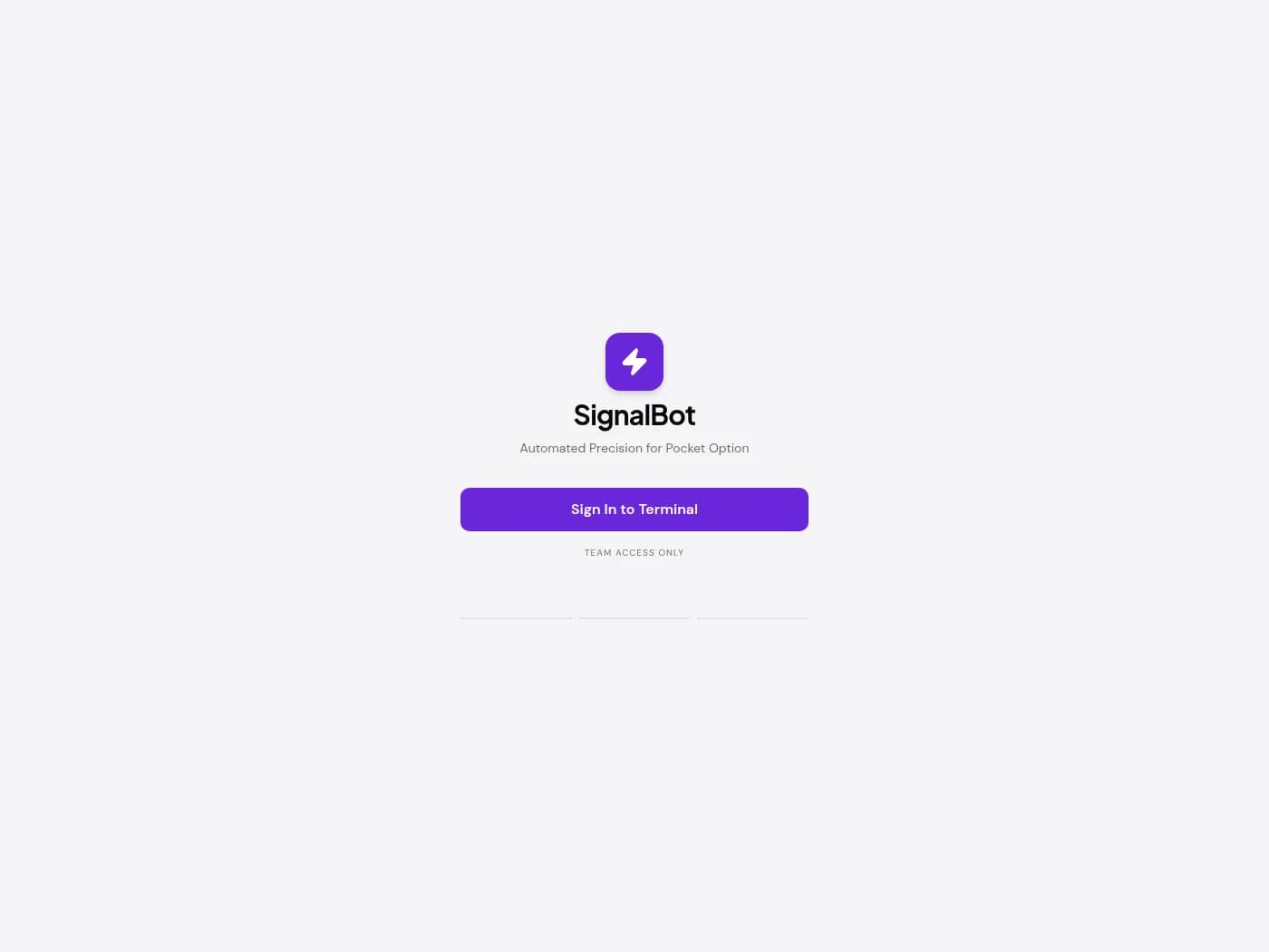 Pocket Option Signal Bot