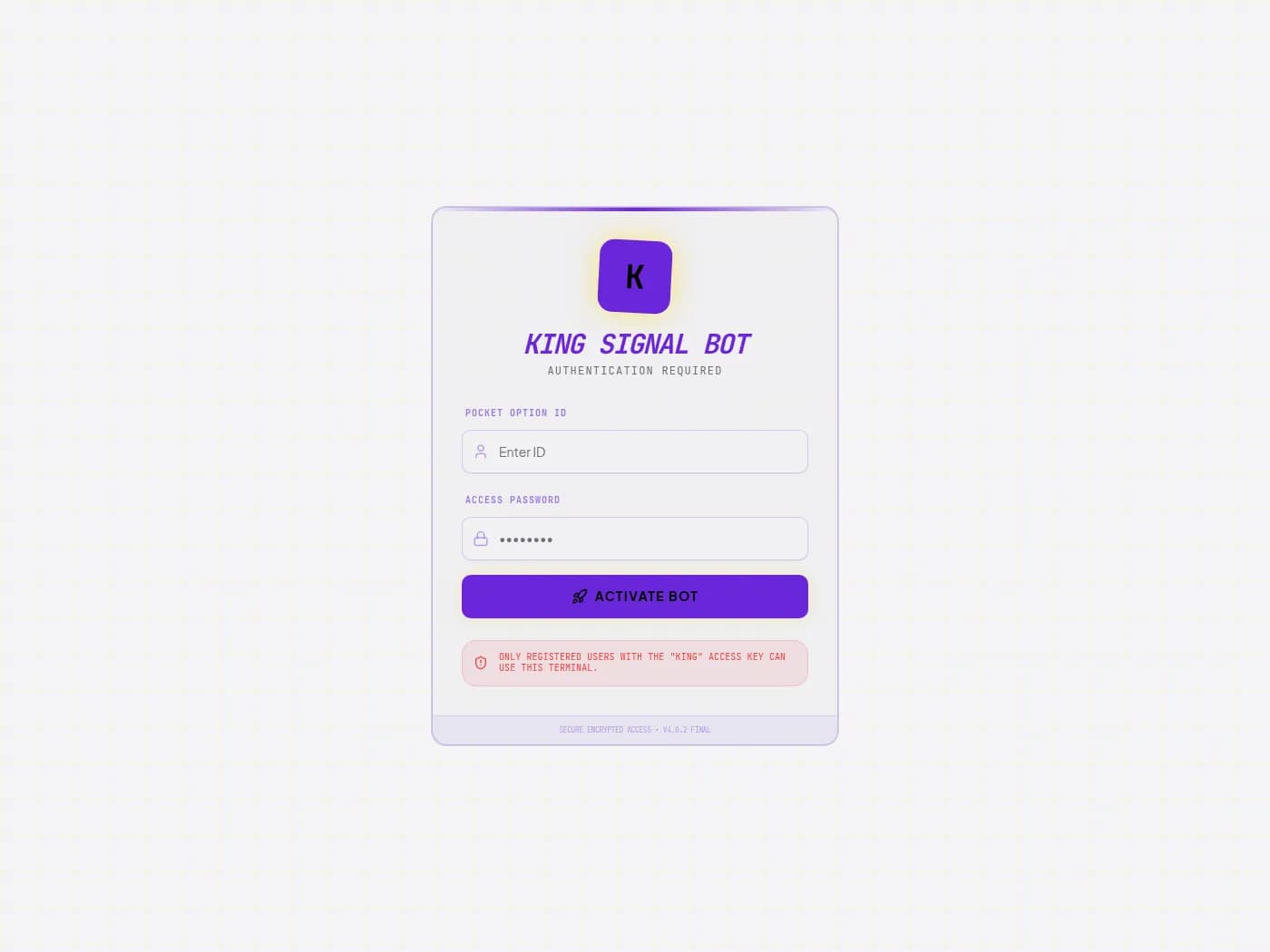 Pocket Option Signal Bot