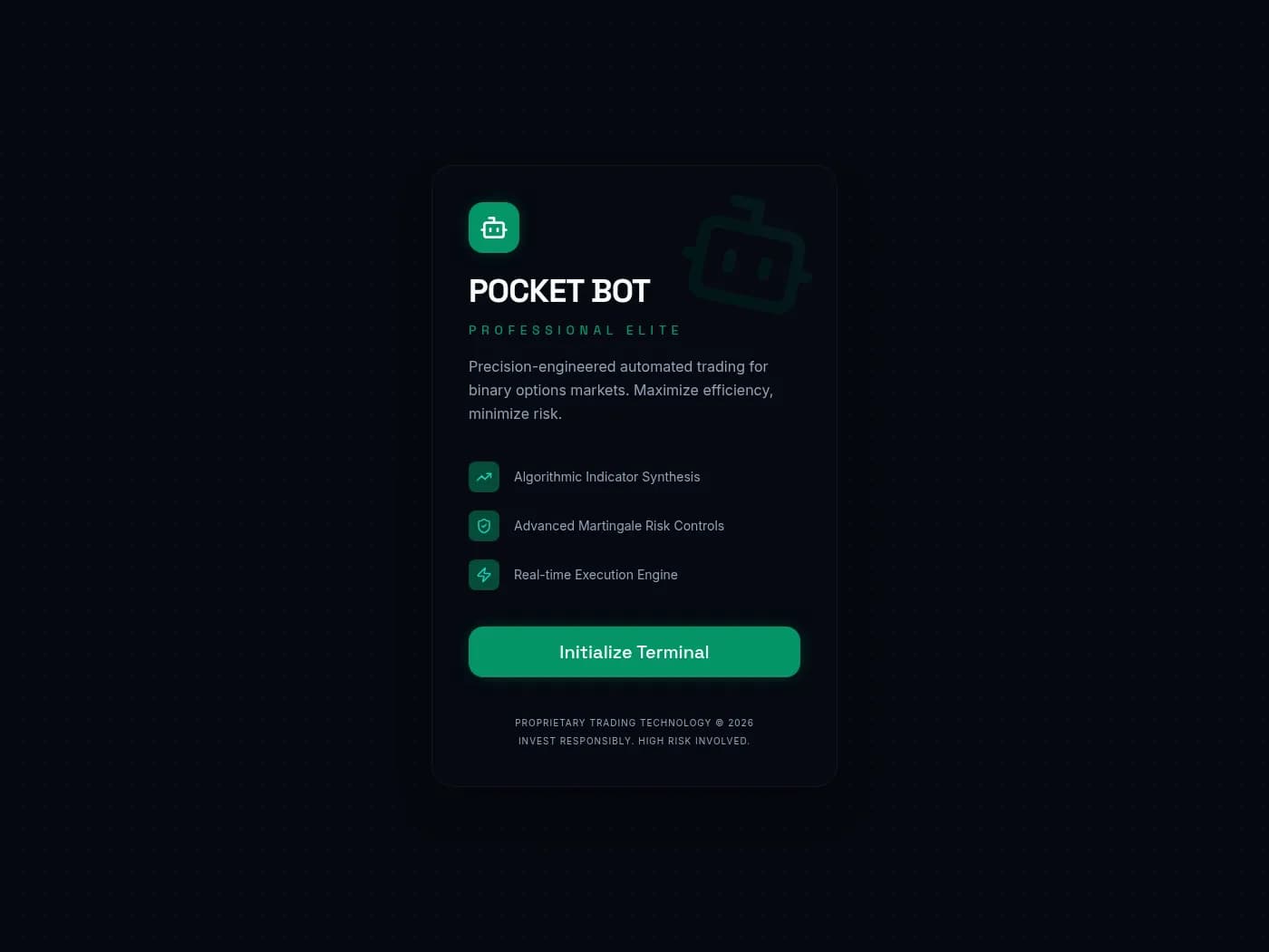 Pocket Option Trading Bot