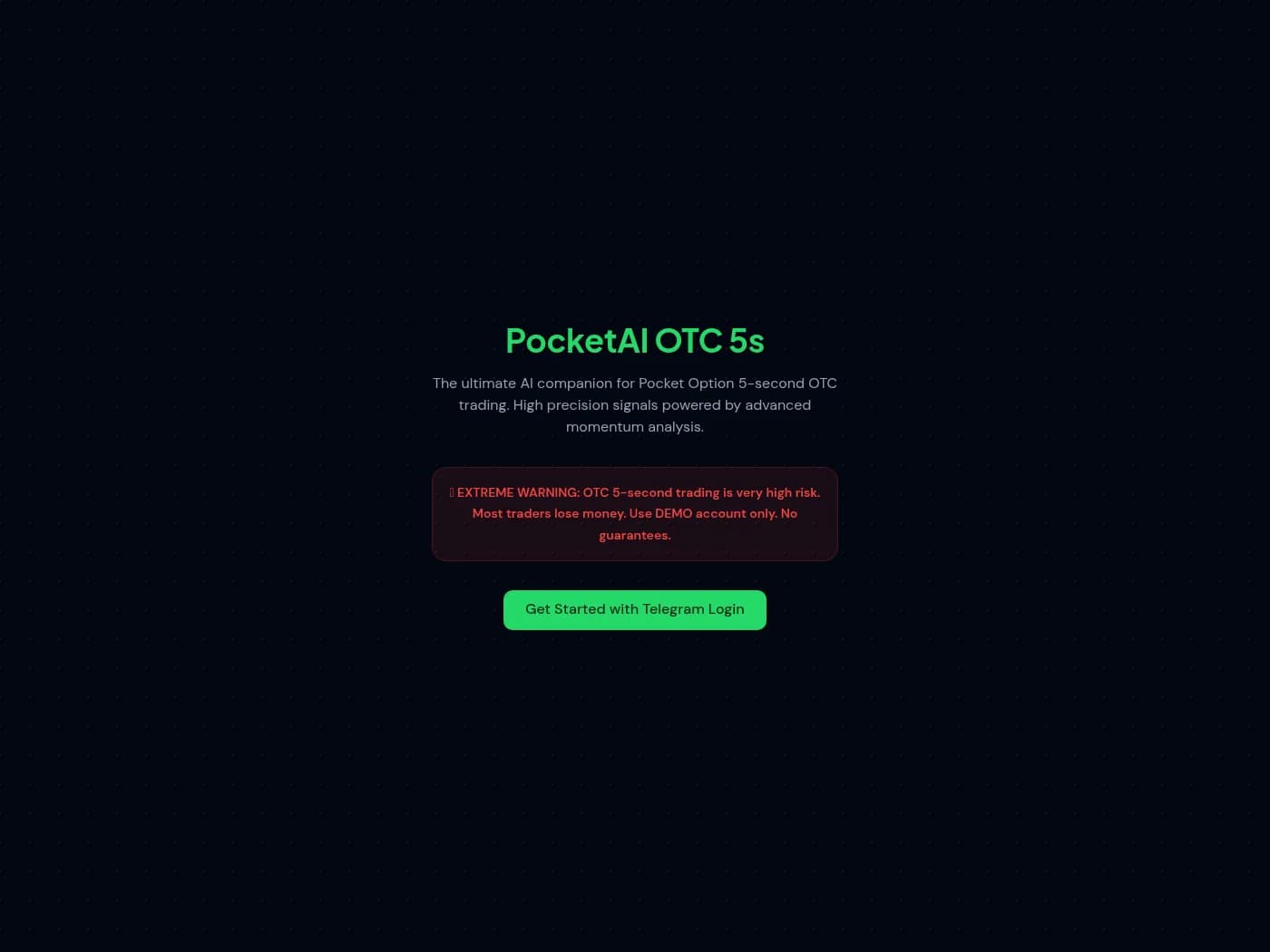 PocketAI OTC 5s Bot