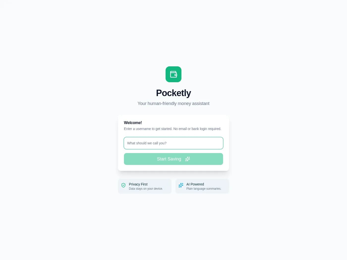 Pocketly Money Assistant