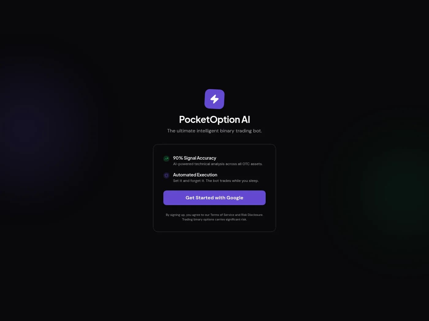 PocketOption AI Trader