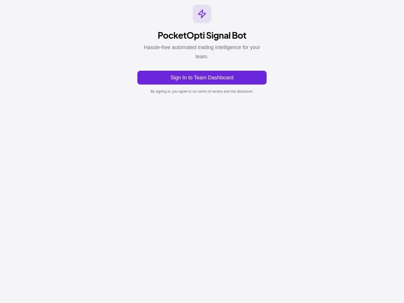 PocketOption Signal Bot