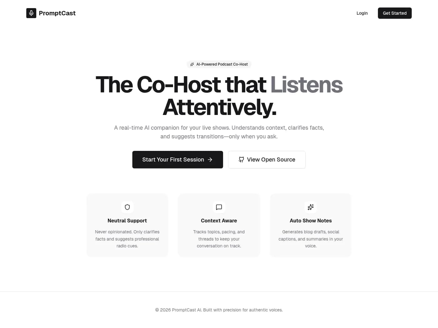PromptCast AI Co-Host