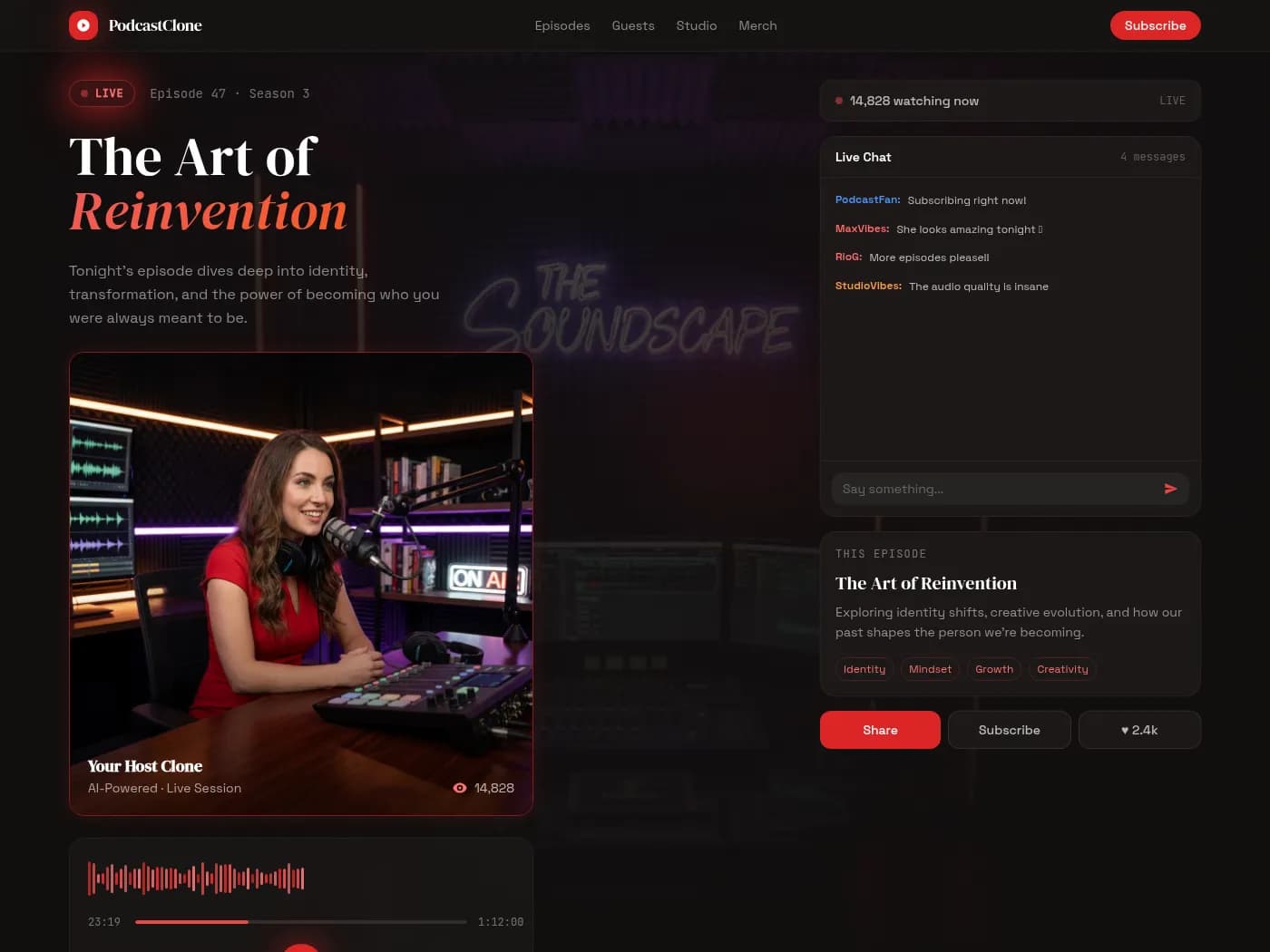 Podcast Clone Studio