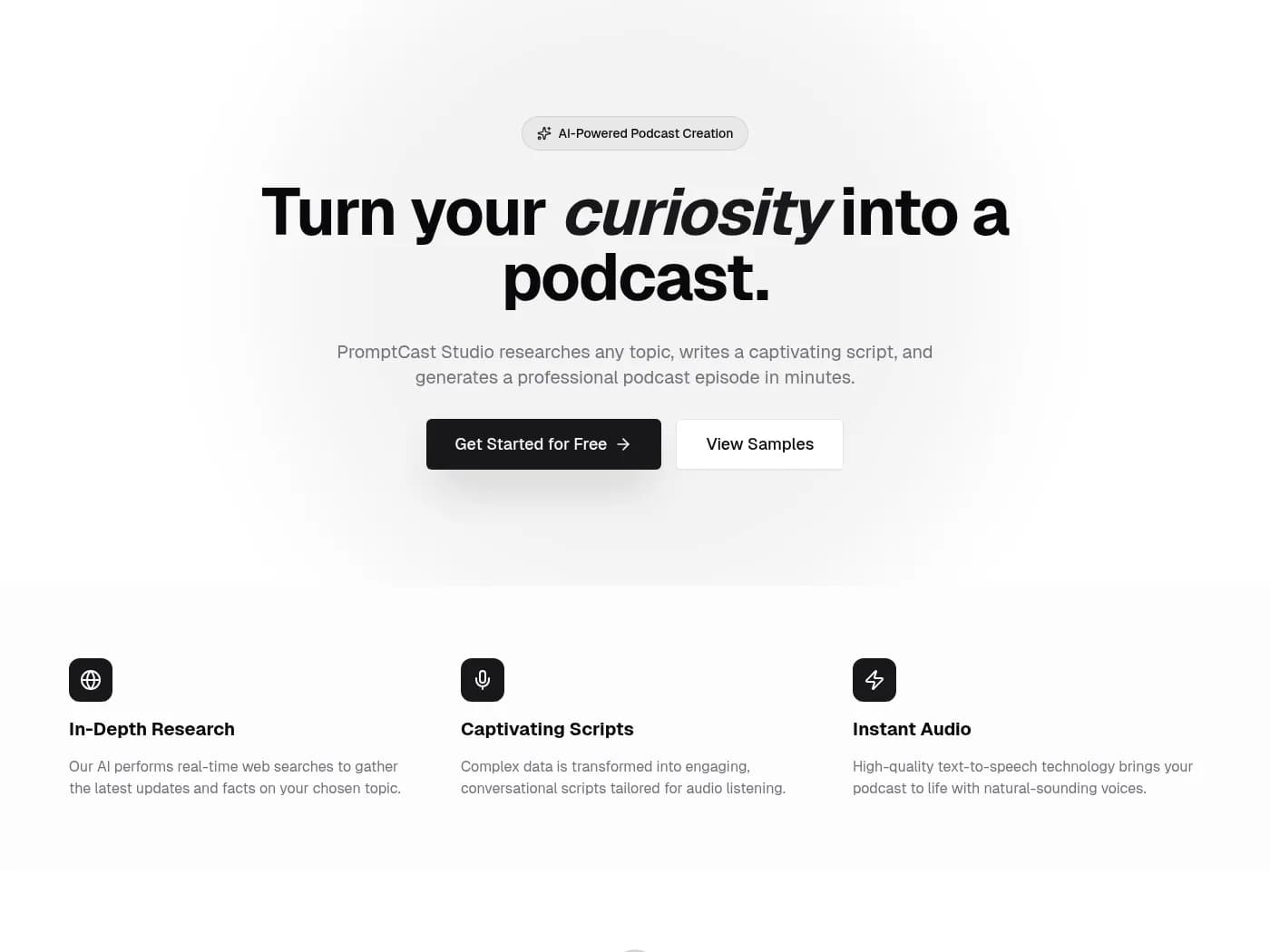 PromptCast Studio