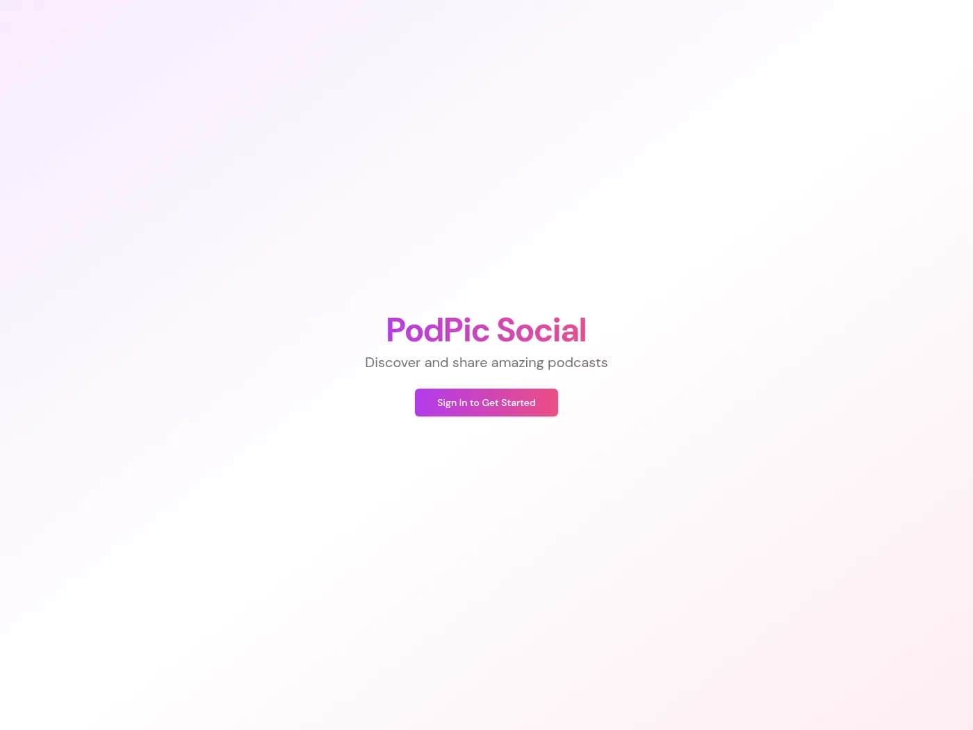 PodPic Social