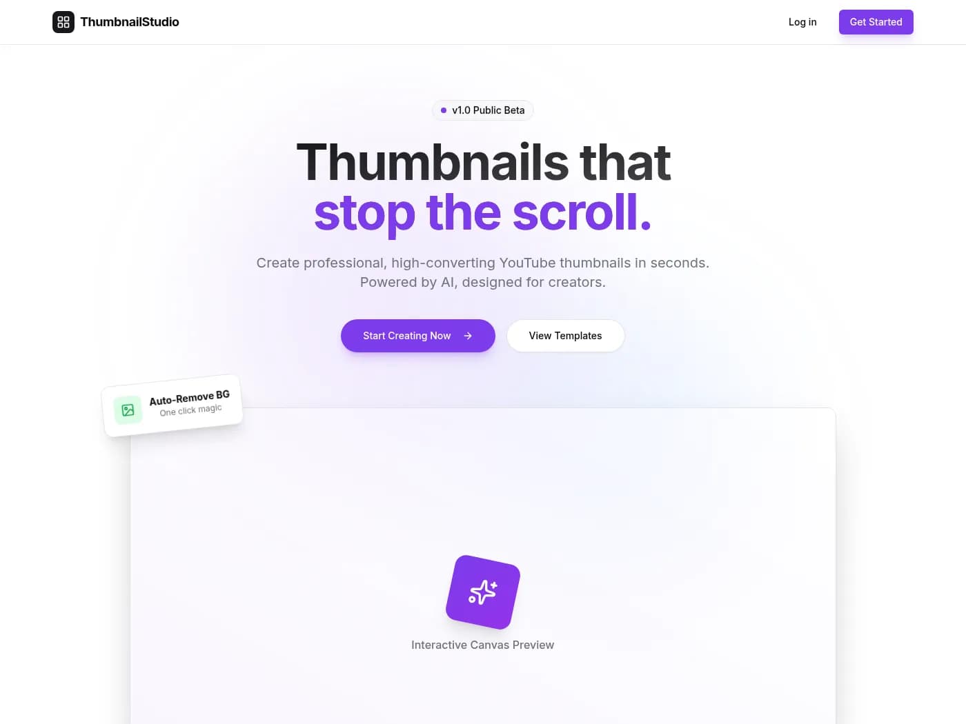 Podcaster Thumbnail Studio