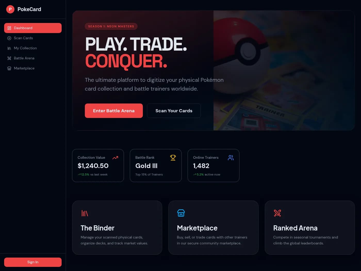 PokeCard Play & Trade