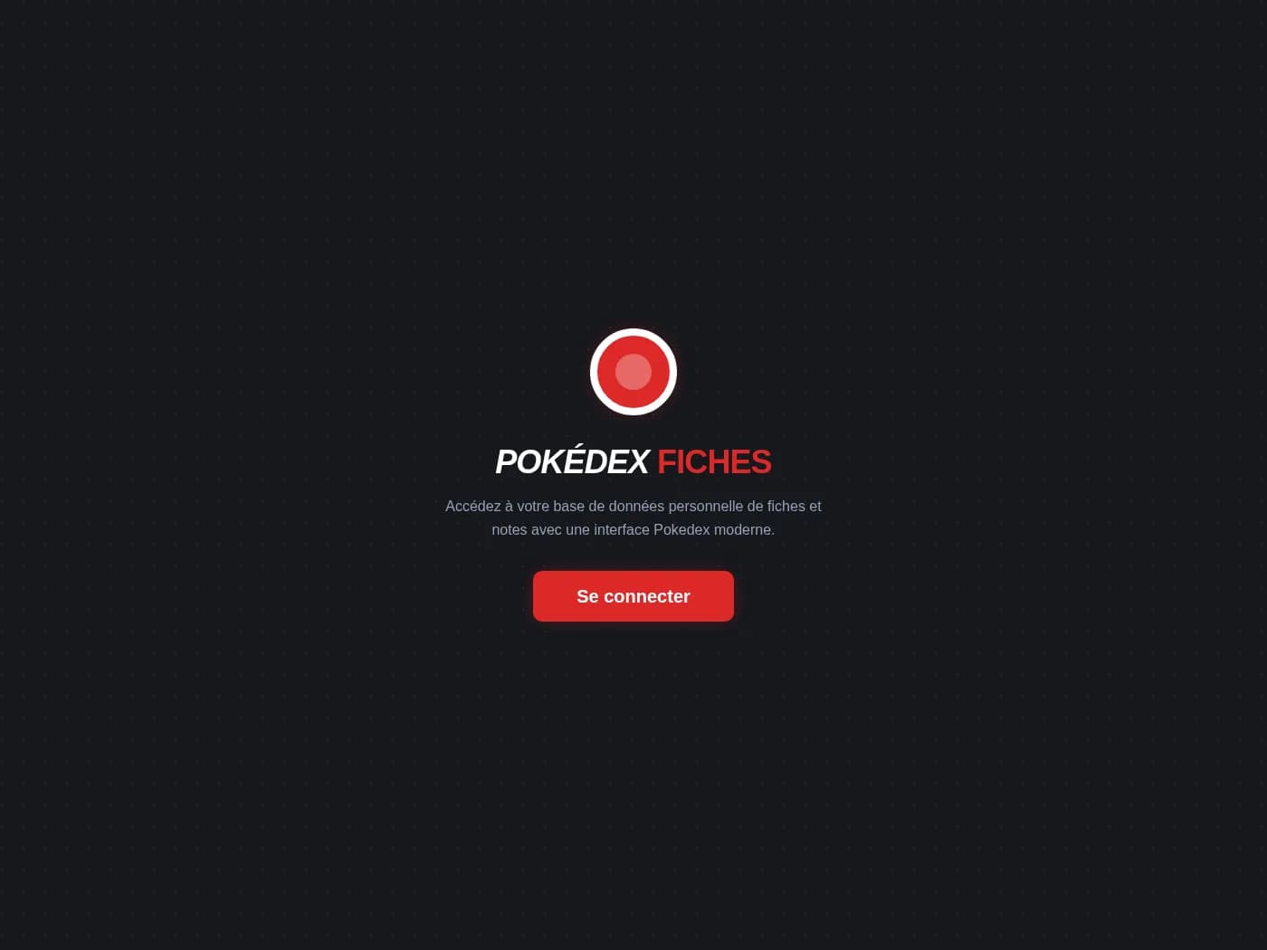 Pokedex Fiches