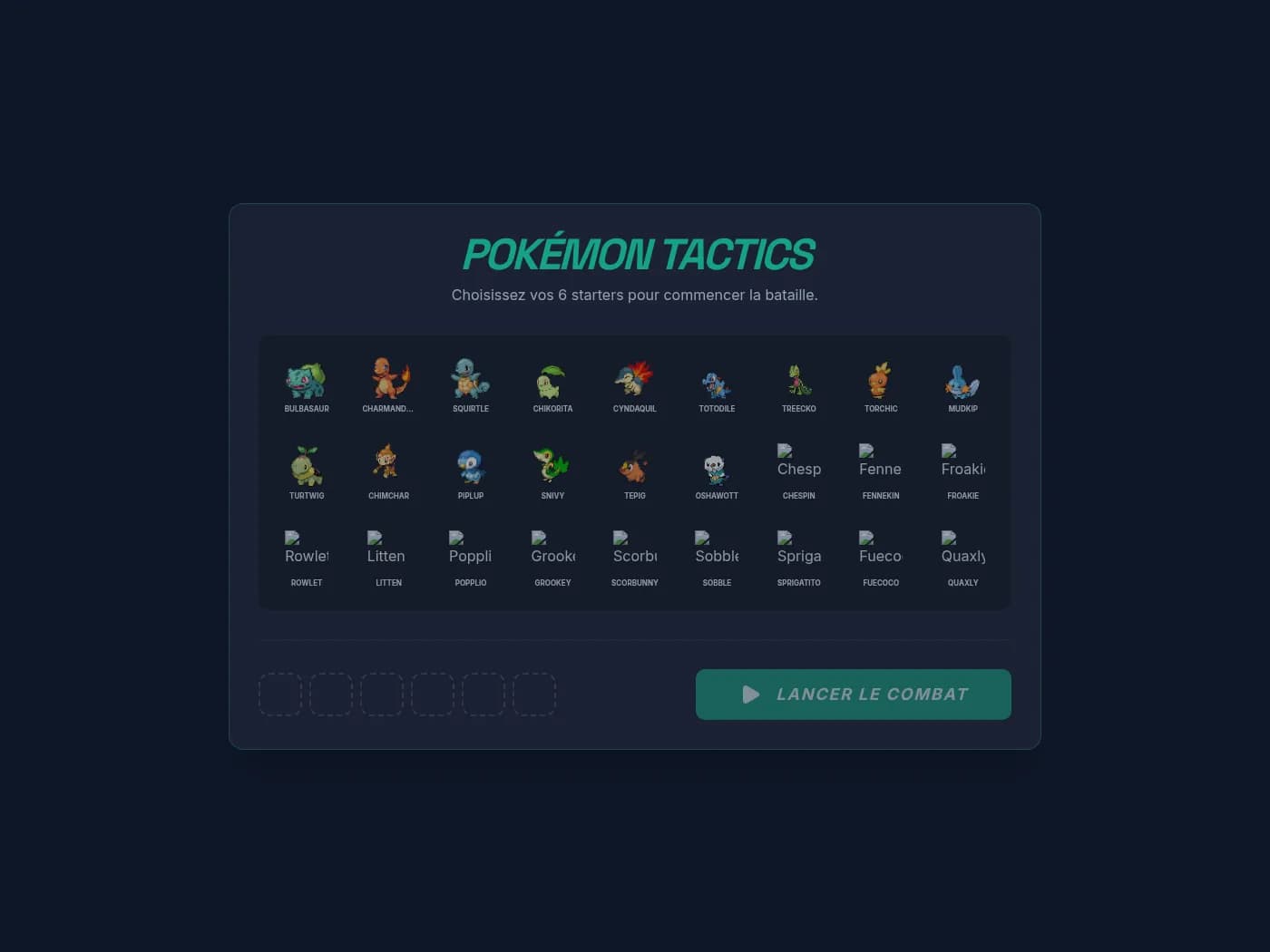 Pokémon Battle Board