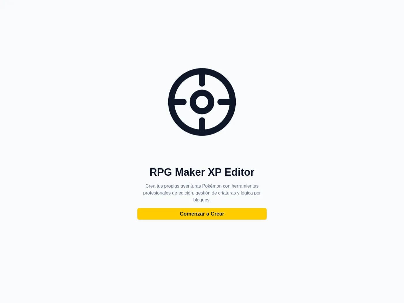 Pokémon RPG Maker XP Editor