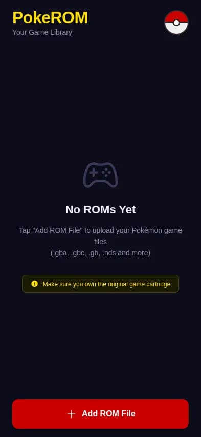 PokeROM Emulator