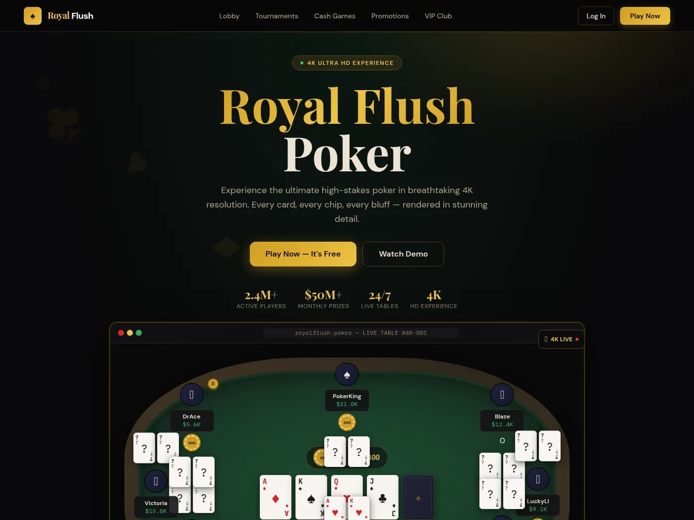 PokerSite 4K Showcase