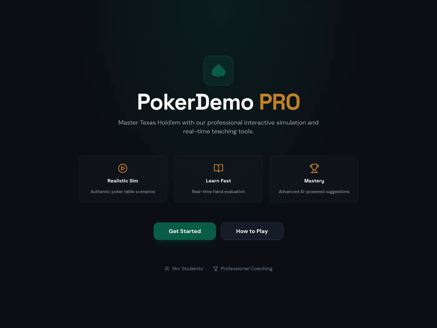 PokerDemo Pro